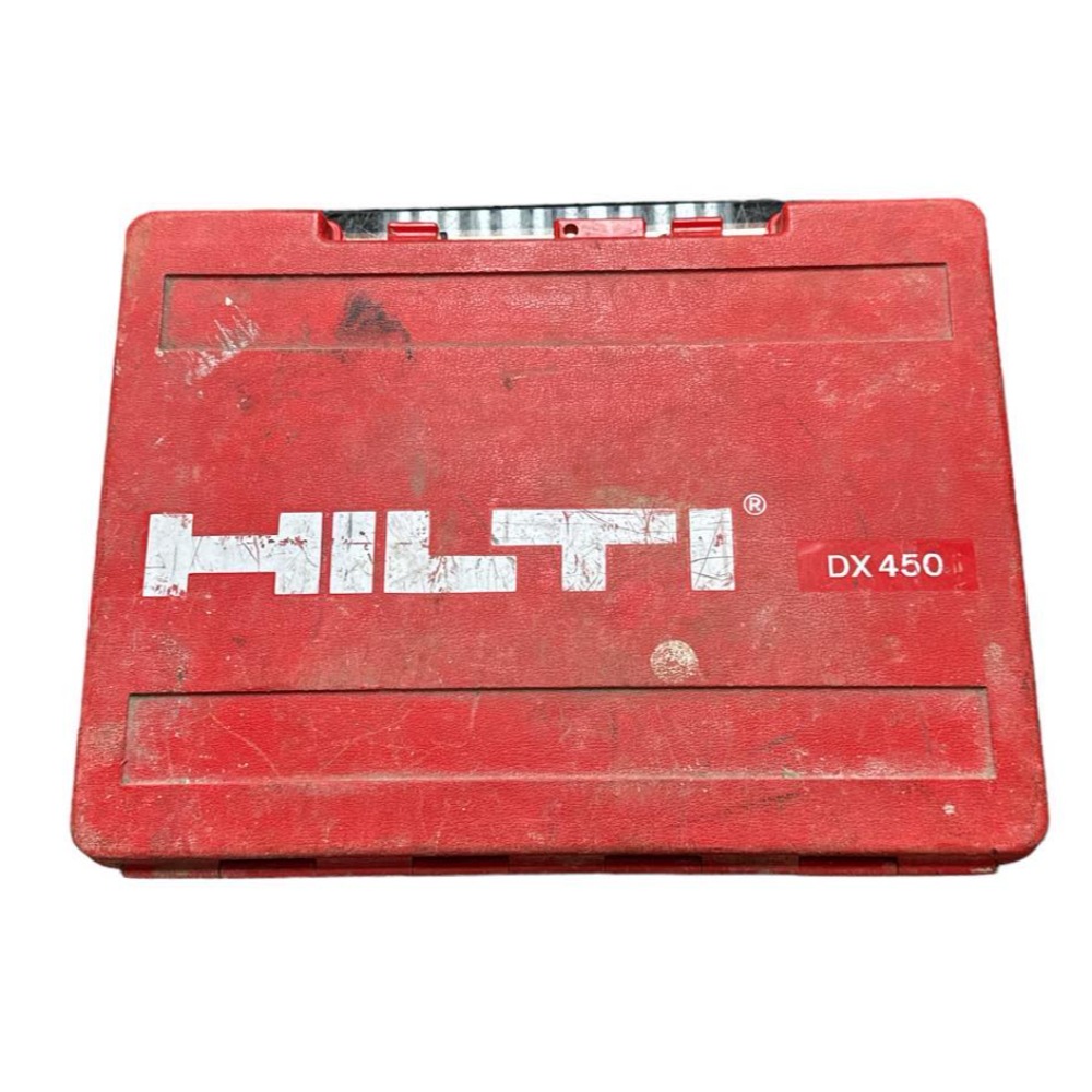 Pre-owned Hilti dx450 Cartridge Activated Nail Gun with Storage Case ...